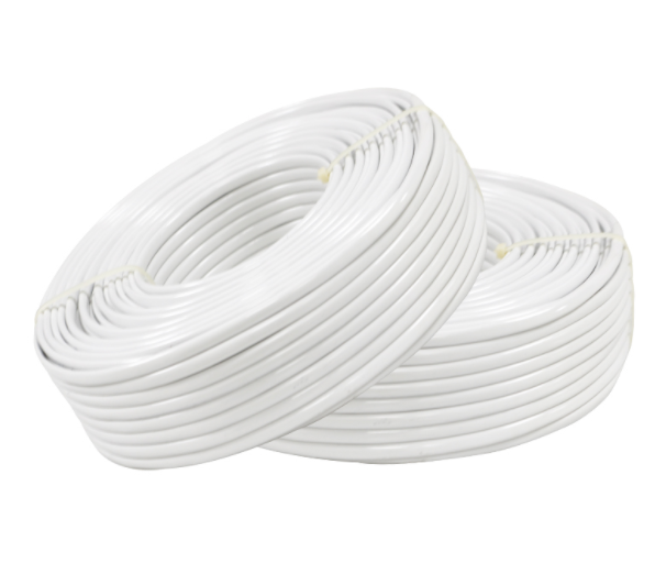 昆仑兴业 阻燃护套线95米ZC-RVV2*2.5平方白色 1盘-融创集采商城