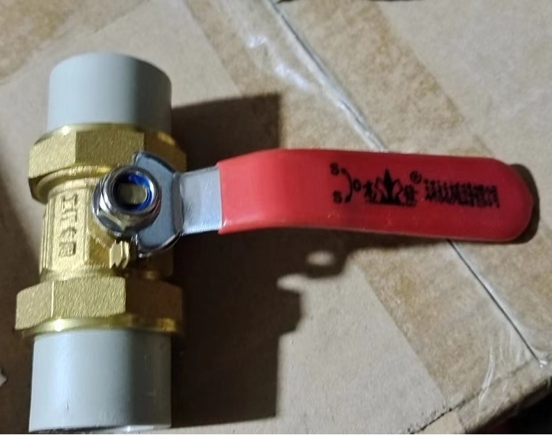 PPR水管配件 双头活接铜球阀 DN25（订单满100元起送）（单位：个）-融创集采商城