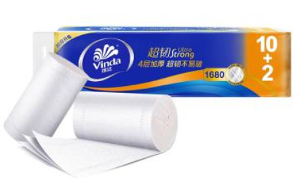 维达 超韧无芯卫生卷纸140克4层，V4457 12卷/提 单位：提 HCX787-融创集采商城