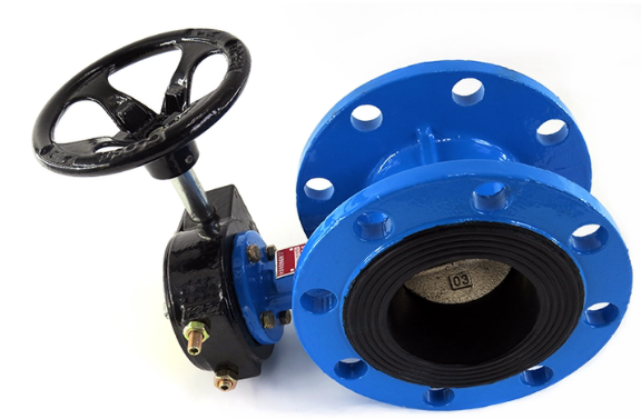 中鑫源 涡轮式法兰蝶阀D341X-16Q球墨烤漆国标重型烤漆DN65-融创集采商城