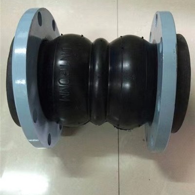 法兰软接头KXT可曲绕橡胶管道减震器6寸 DN150 双球-融创集采商城