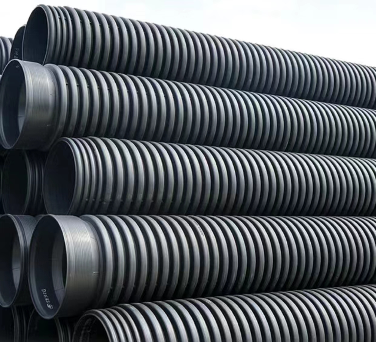 维斯 双壁波纹管HDPE DN400波纹管黑色常规款 6米一根(单位：根）-融创集采商城