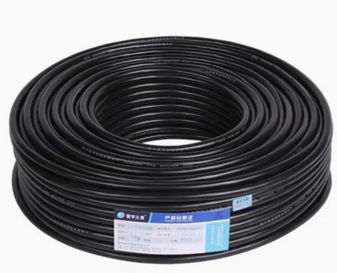 【绍兴以外地区店铺满1000起送】铭品ZC-RVV2*2.5 阻燃护套线 黑色 100m 3天内发货-融创集采商城