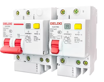 德力西 德力西DELIXI 小型漏电保护器DZ47PLEY系列1P+N DZ47PLEY-63 1P+N（N极可开闭） C 16A 30mA 德力西DELIXI 小型漏电保护器DZ47PLEY ...