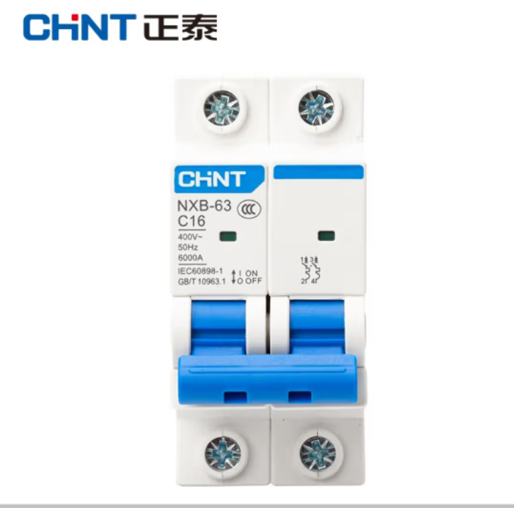 【华南自由贸易】【仅供海南地区】正泰（CHNT）NXB-63-2P-C16 空气开关 DZ47小型断路器2P 16A-融创集采商城