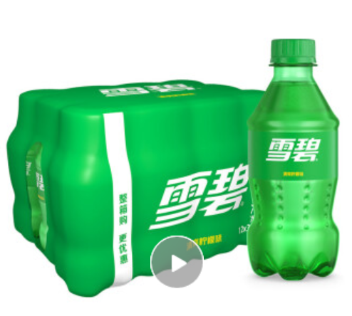 雪碧 Sprite 柠檬味 汽水 碳酸饮料 300ml*12瓶 整箱装 可口可乐出品 新老包装随机发货 《订单满500元起送》-融创集采商城
