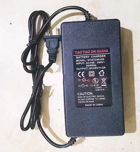 TIAO YUE JI GUANG 电瓶车充电器 铅酸三孔稳压器充电配电件24V 1.8A-融创集采商城