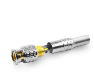 BNC接头75-5美式 SDI焊接视频头 同轴监控电缆线连接头 Q9头-融创集采商城