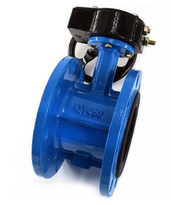 中鑫源 涡轮式法兰蝶阀D341X-16Q球墨烤漆国标重型烤漆DN65-融创集采商城