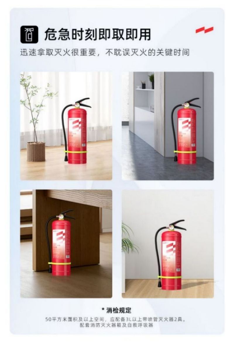 援邦（YUANBANG）手提式干粉灭火器8kg MFZ/ABC8 1具/箱-融创集采商城