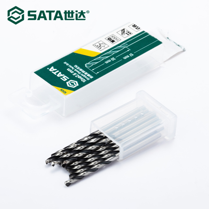 世达（SATA）52160 10件套耐磨直柄麻花钻6.0MM-店铺满200元起送-融创集采商城