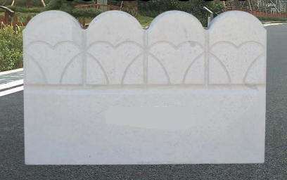 路通 水泥模具 圆角型 花池砖围挡 圆边40*25*5cm-融创集采商城