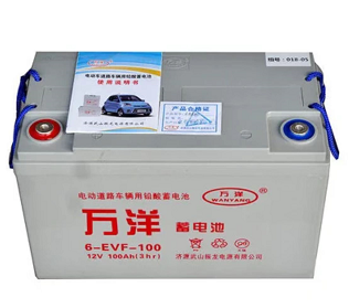万洋 铅酸蓄电池 6-EVF-100 12V 100Ah（3hr）-融创集采商城