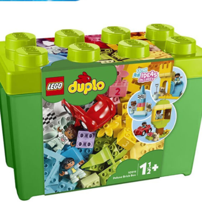 乐高（LEGO） 得宝大颗粒婴幼儿创意拼搭积木玩具生日礼物 10914 得宝豪华缤纷桶-融创集采商城