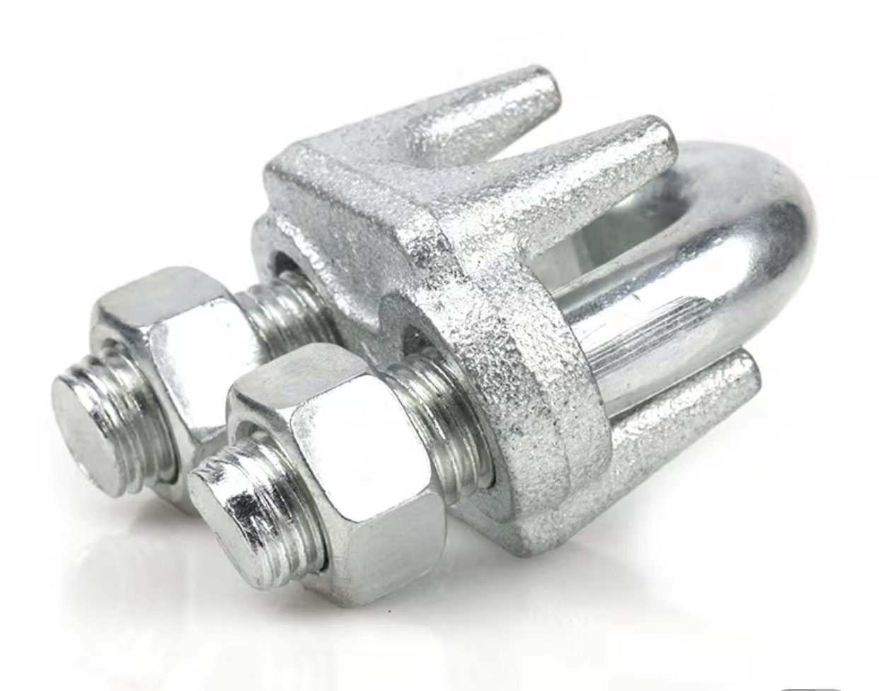 【北京自由贸易】钢丝绳锁扣夹头轧头卡子线夹钢丝绳卡扣 2mm-融创集采商城