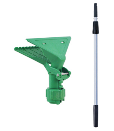 超宝（CHAOBAO）C-046 物业清洁套装玻璃清洁 1.2米铝合金双节伸缩杆+老虎夹-融创集采商城