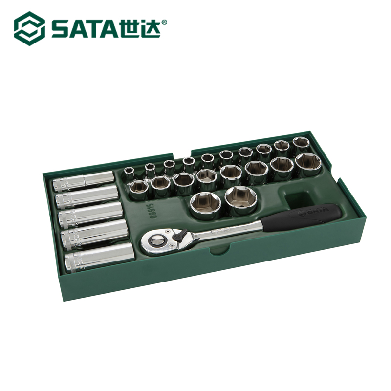 世达（SATA）09915 26件12.5MM系列套筒组套-店铺满200元起送-融创集采商城