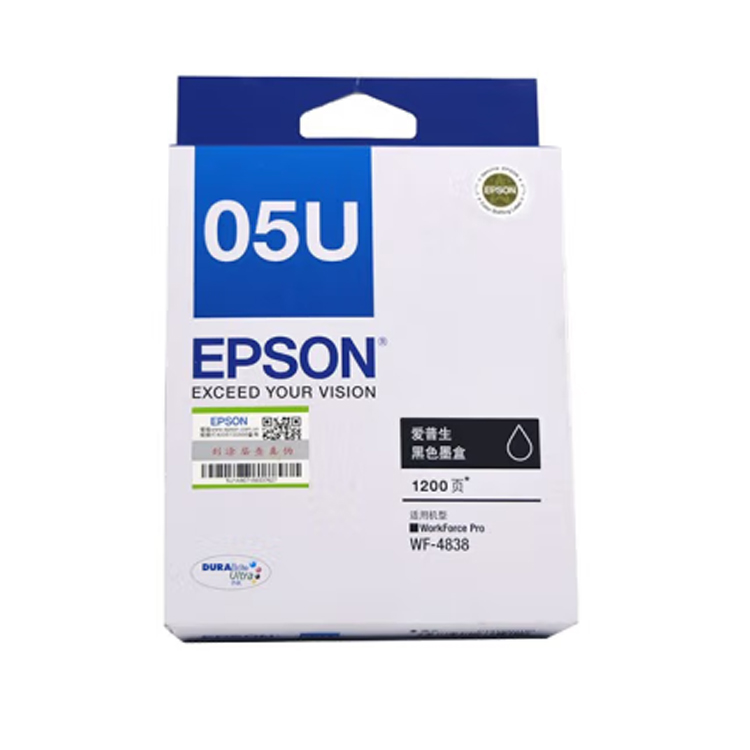 【直采】3444084 爱普生/EPSON 墨盒 T05U1 适用于爱普生WF-4838/WF-7848 1200页 黑色-融创集采商城