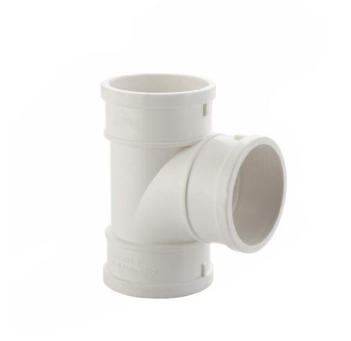 川跃牌PVC排水管件等径三通顺水三通直径50-融创集采商城