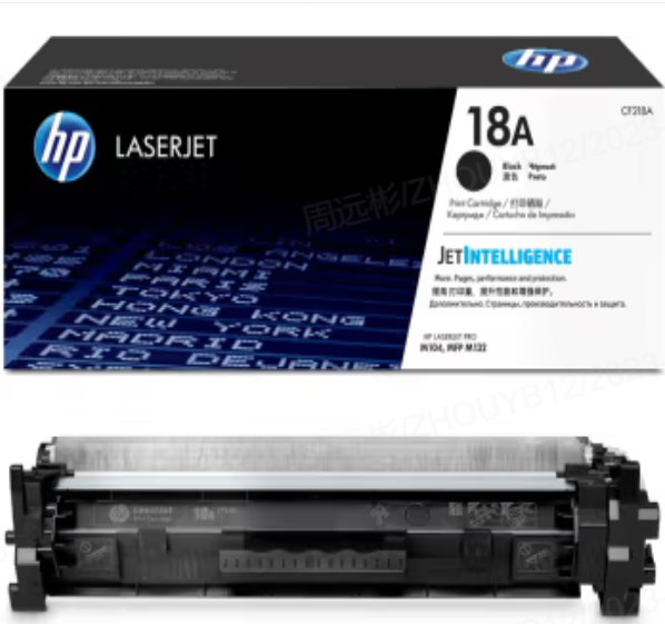 【办公电器】惠普（HP）CF218A/18A原装黑色硒鼓 适用hp M104a/w M132a/nw/fn/fp/fw 打印机硒鼓-融创集采商城