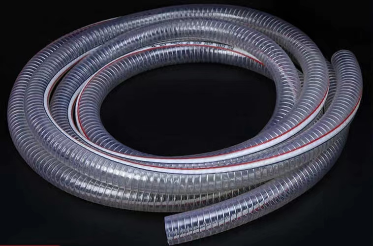 耐高温加厚PVC透明钢丝管内径28mm厚3mm 10米/卷（单位：卷）-融创集采商城