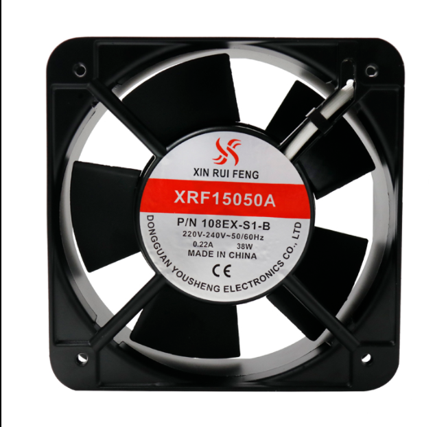 【华南自由贸易】机柜散热排风扇工业220v静音高速强力小型轴流风机15050-融创集采商城