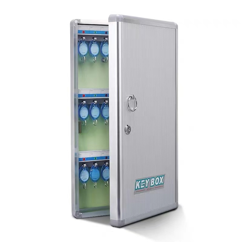挂壁式钥匙箱管理箱中介物业钥匙柜 汽车钥匙收纳钥匙柜96位370*690*55mm（单位：个）-融创集采商城