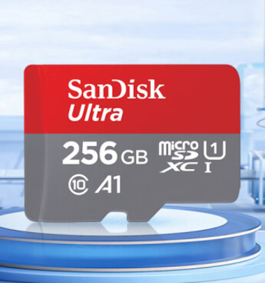 闪迪（SanDisk）256GB TF（MicroSD）存储卡 U1 C10 A1 至尊高速移动版 读速150MB/s 手机平板游戏机内存卡 ...