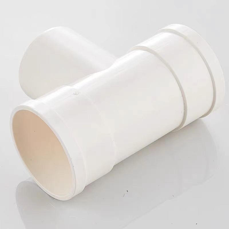 万丰PVC50排水管缩口承插三通下水内外直插接头连接管配件（单位：个）-融创集采商城