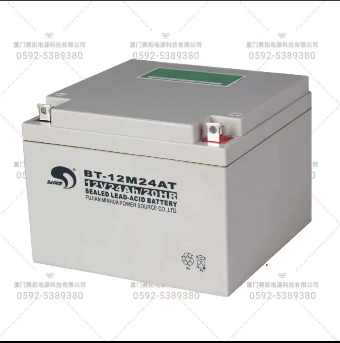 赛特BT-12M24AT(12V24Ah20HR)蓄电池 卧式 长174宽166高126，款式以图片为准-融创集采商城