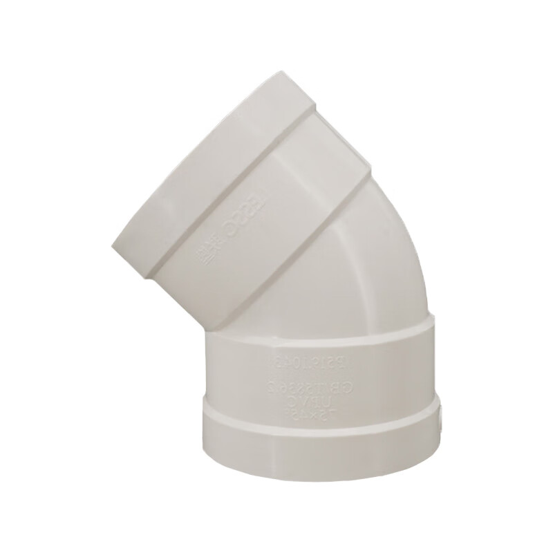 联塑 LESSO 45°弯头PVC-U 白色 dn110mm-融创集采商城