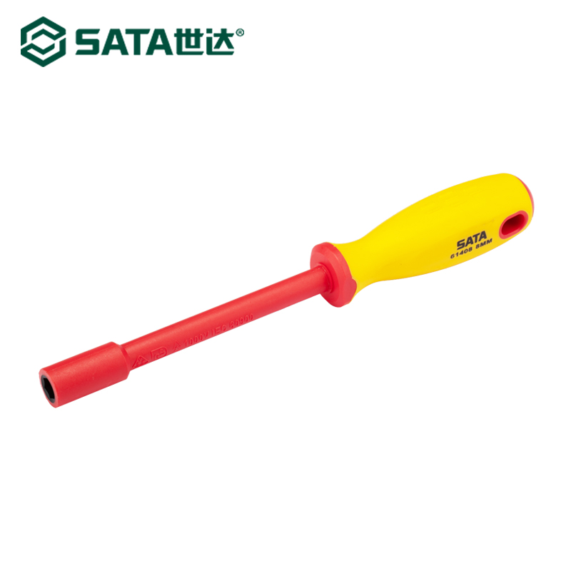 世达（SATA）61408 VDE螺帽螺丝批8.0*125mm-店铺满200元起送-融创集采商城