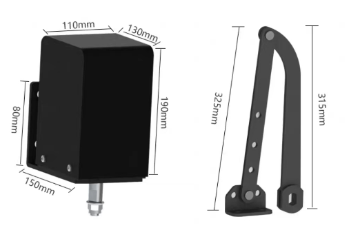 罗特伦-智能电动开关机/电动闭门器-LTL300/最大承重150kg/0-30°可调-适用于1.4M以内的门 -1个起订-7个工作日-全国-融 ...