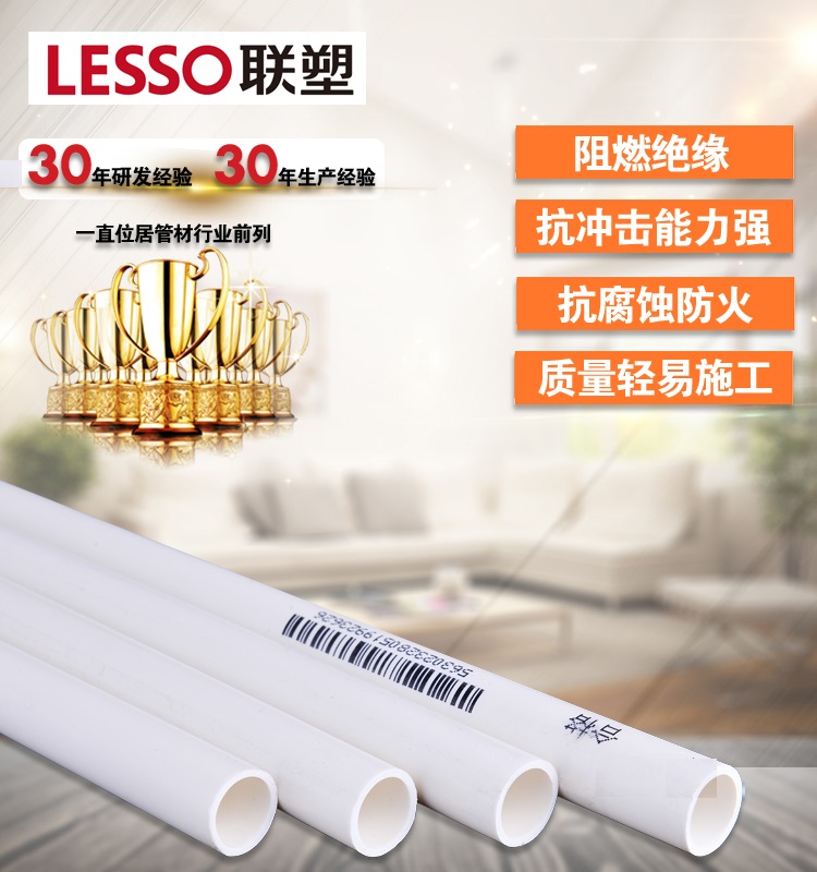 联塑pvc接线管DN20,直径20mm-融创集采商城